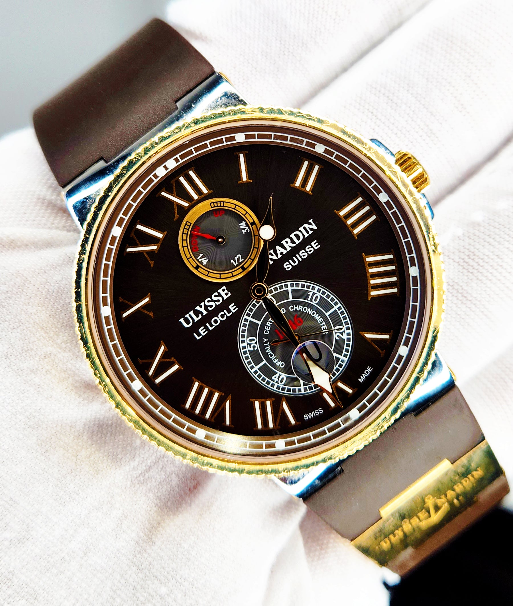 Ulysse Nardin Marine Chronomet – Golden Anvil Jewelers